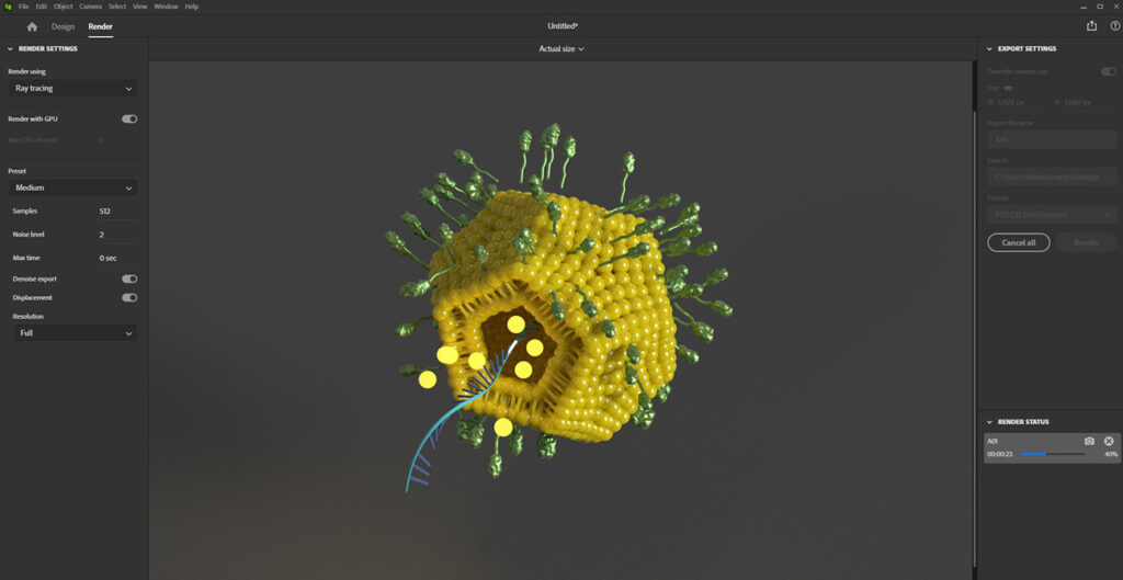 3D cell illustration