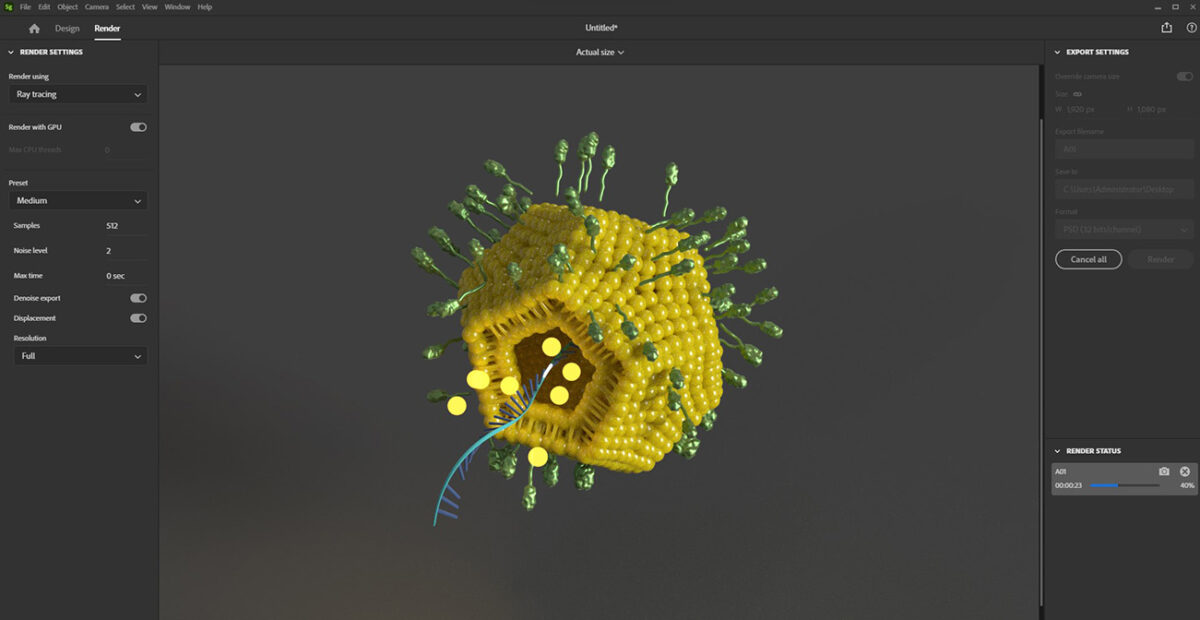 3D cell illustration